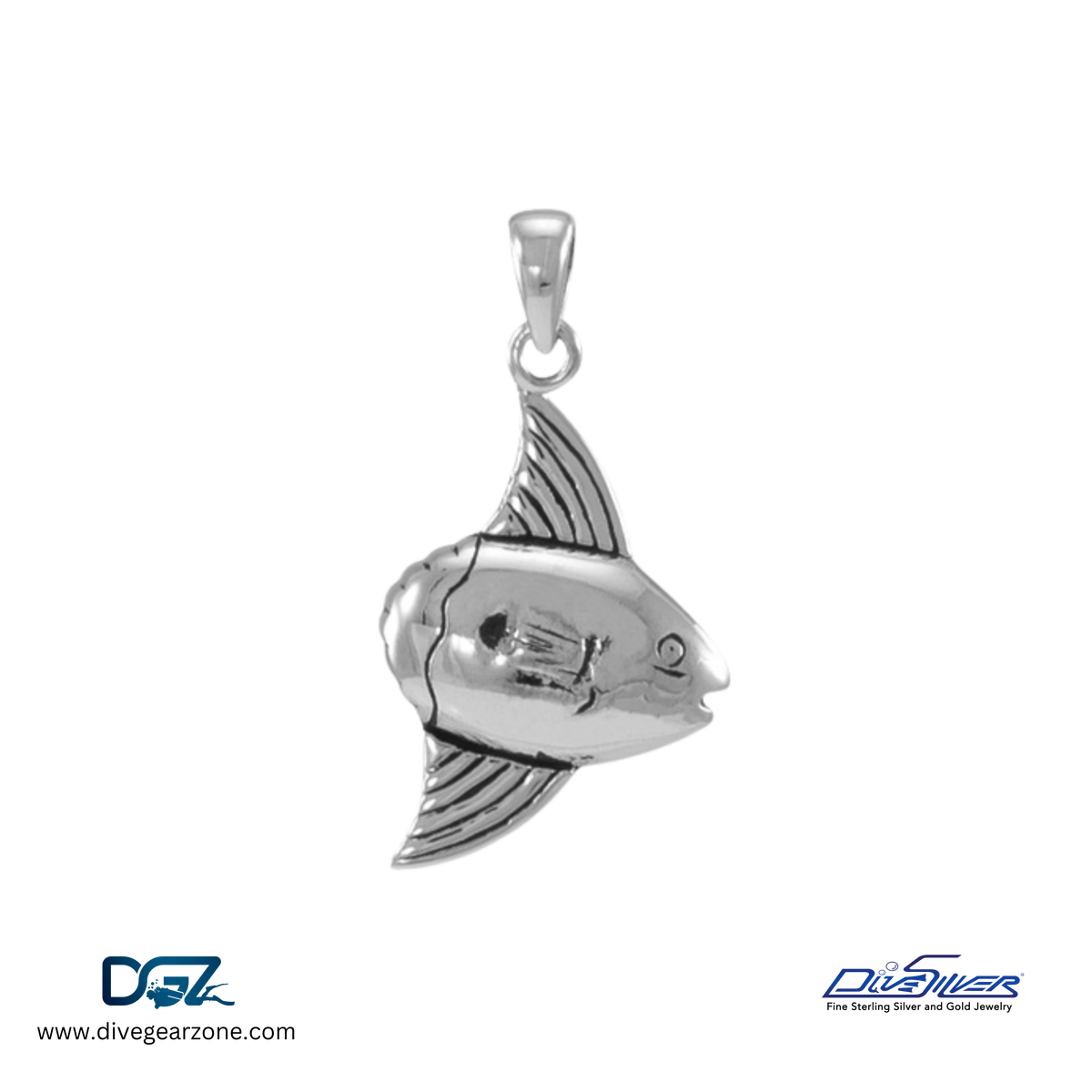 Dive Silver Sunfish Pendant – DIVE GEAR ZONE