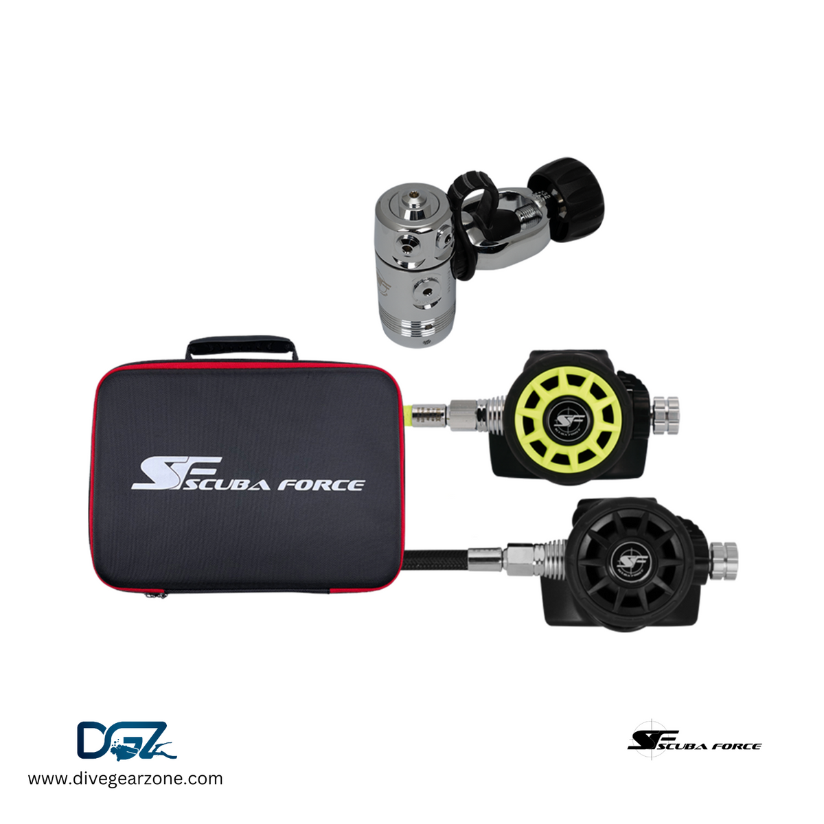 Scuba Force Regulator Recreational Set II YOKE – DIVE GEAR ZONE